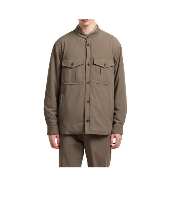 Emporio Armani Stand-collar Padded Overshirt