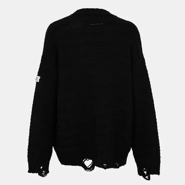 MAISON MARGIELA Distressed V-neck Cardigan