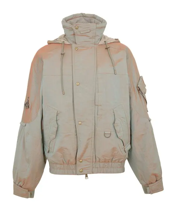 VIVIENNE WESTWOOD Iridescent Gradient Hooded Jacket - Nude