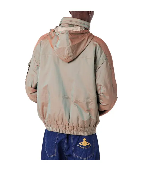 VIVIENNE WESTWOOD Iridescent Gradient Hooded Jacket