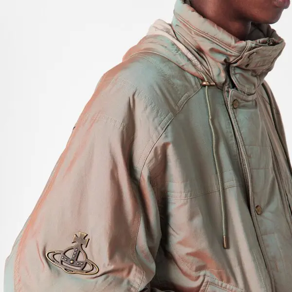 VIVIENNE WESTWOOD Iridescent Gradient Hooded Jacket