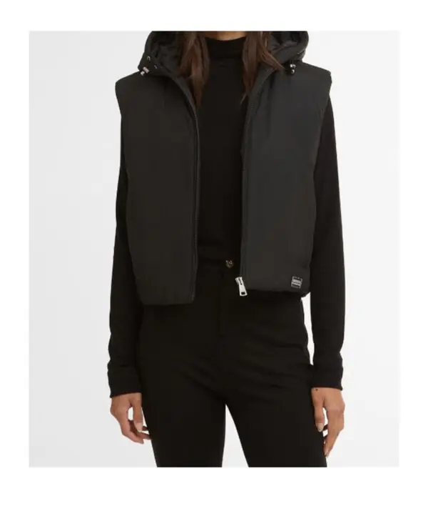 Barbour Padded Hooded Sleeveless Vest