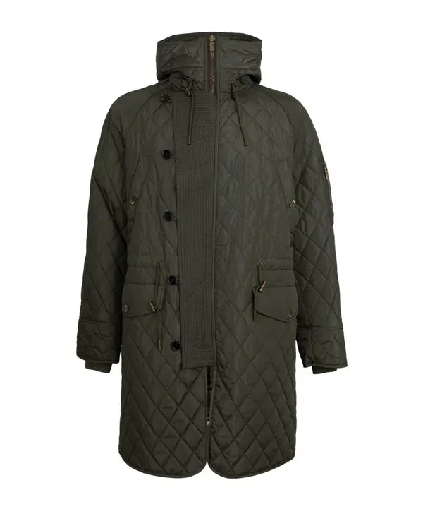 Burberry Quilted Parka Coat