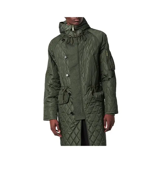 Burberry Quilted Parka Coat