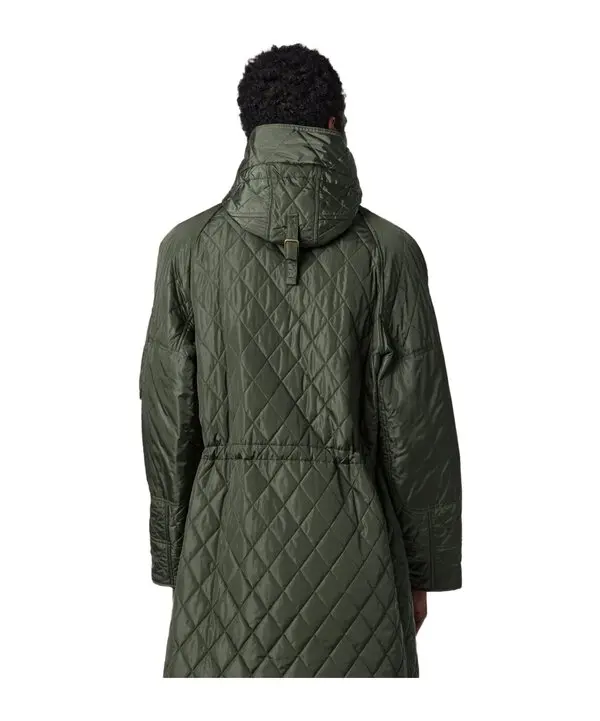 Burberry Quilted Parka Coat