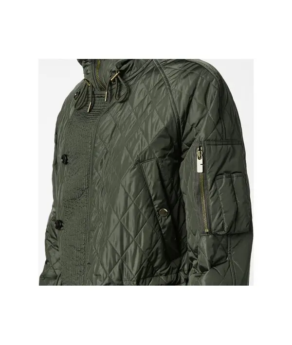 Burberry Quilted Parka Coat