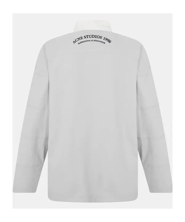 Acne Studios Long-sleeve Polo Shirt - White