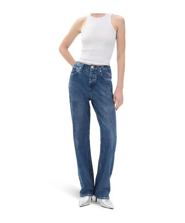 Rag & Bone Wide Leg Jeans