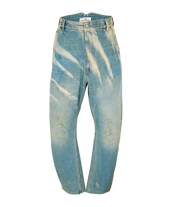 VIVIENNE WESTWOOD Buckled Straight Leg Jeans