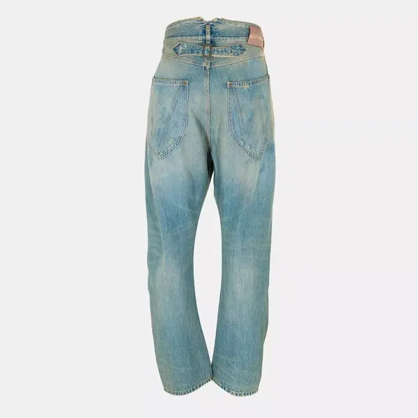 VIVIENNE WESTWOOD Buckled Straight Leg Jeans