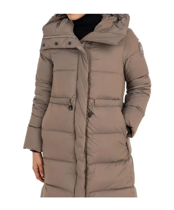 Canada Goose Long Hooded Padded Coat