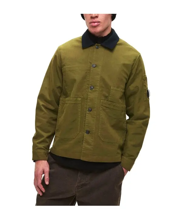 C.P. COMPANY Solid Color Button Overshirt