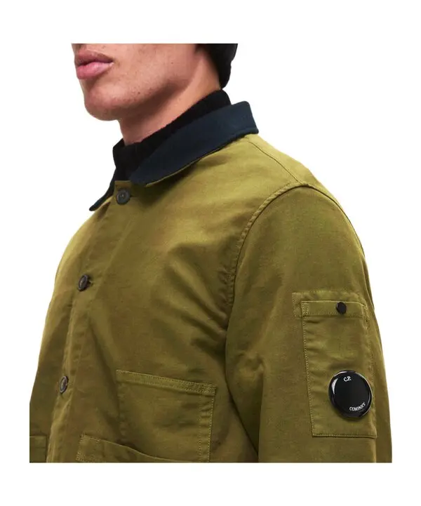 C.P. COMPANY Solid Color Button Overshirt
