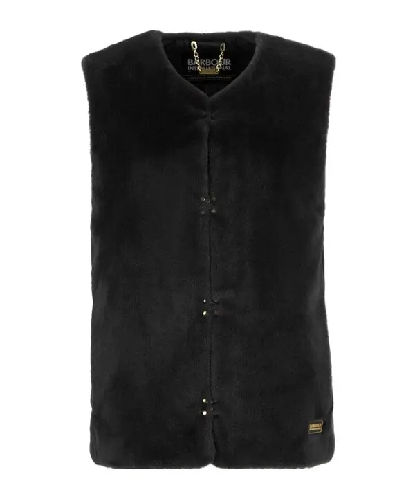 Barbour Sleeveless Faux Fur Vest