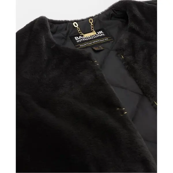 Barbour Sleeveless Faux Fur Vest