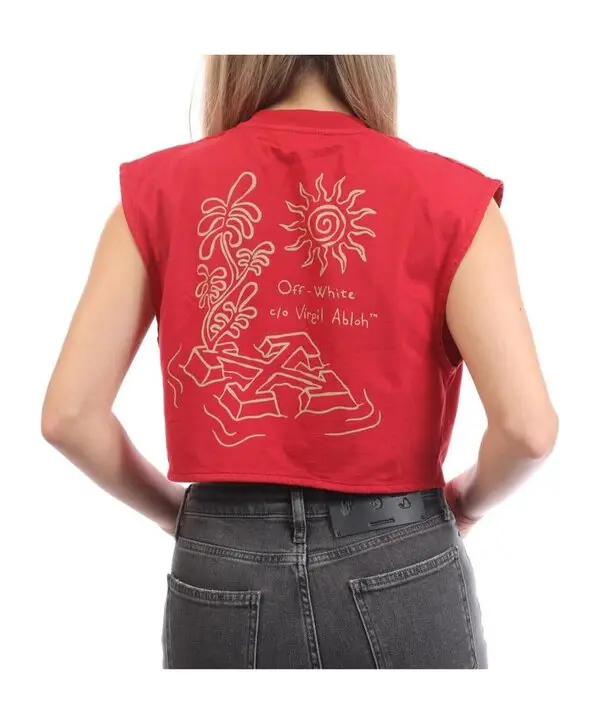 Off-White Arrow Crop Top