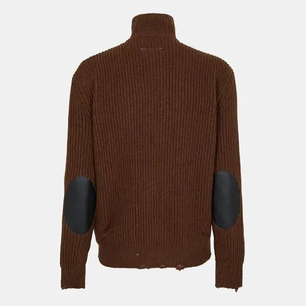 MAISON MARGIELA Zip-through Knitted Cardigan