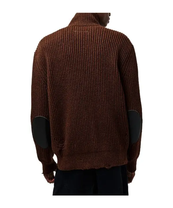 MAISON MARGIELA Zip-through Knitted Cardigan