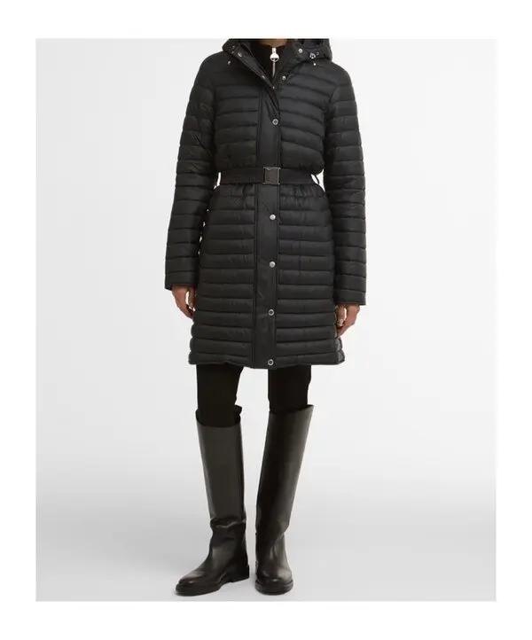 Barbour Quilted Cotton Long Sleeve Zip Up Jacket