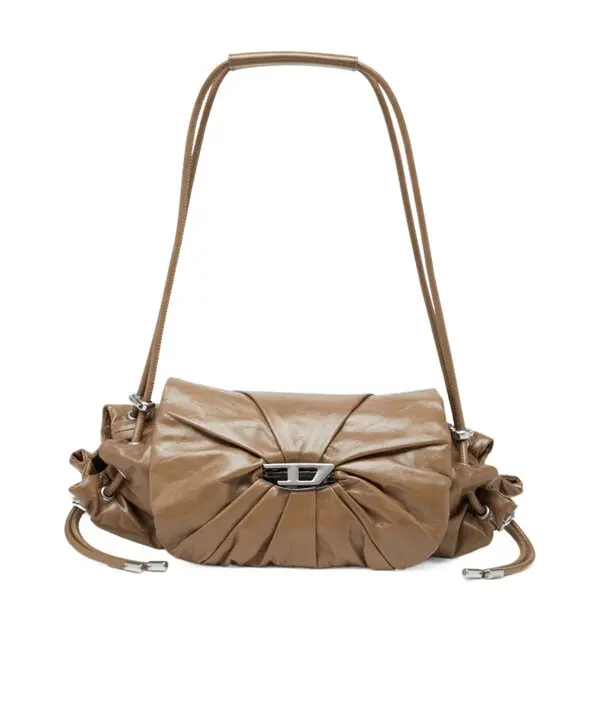DIESEL® Scrunch Shoulder Bag - Brown