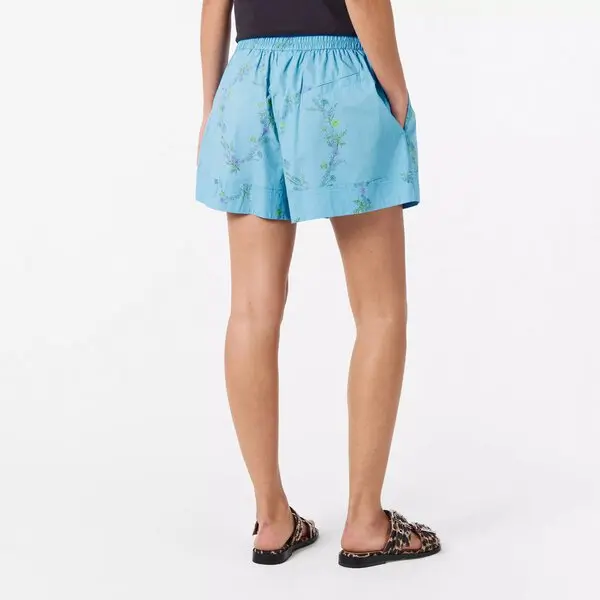 GANNI Printed Athletic Shorts