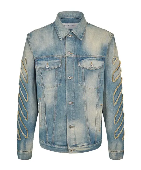 Off-White Casual And Versatile Denim Jacket