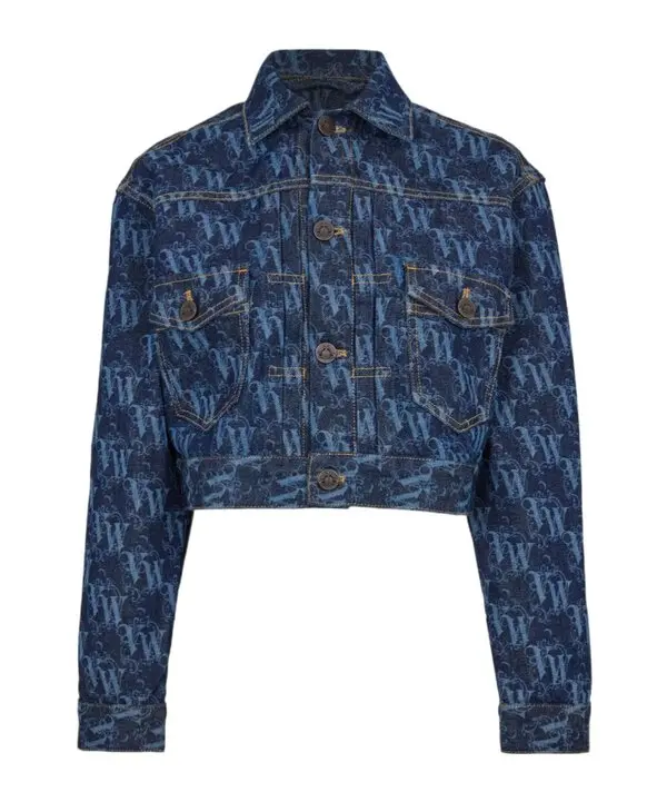 VIVIENNE WESTWOOD Viv Logo Denim Jacket