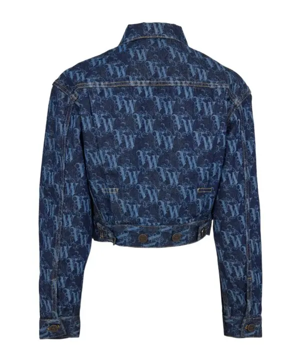 VIVIENNE WESTWOOD Viv Logo Denim Jacket