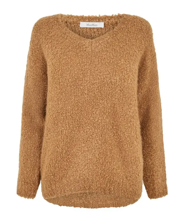 Max Mara V-neck Knit Sweater - Brown