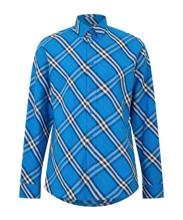 Burberry Patterned Long-sleeve Shirt