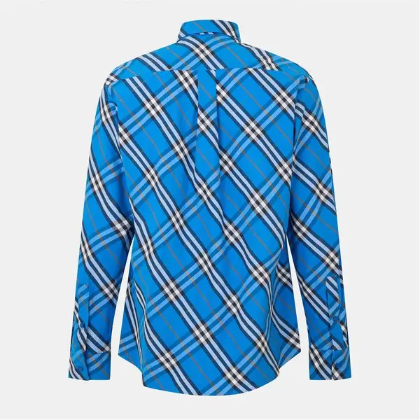 Burberry Patterned Long-sleeve Shirt