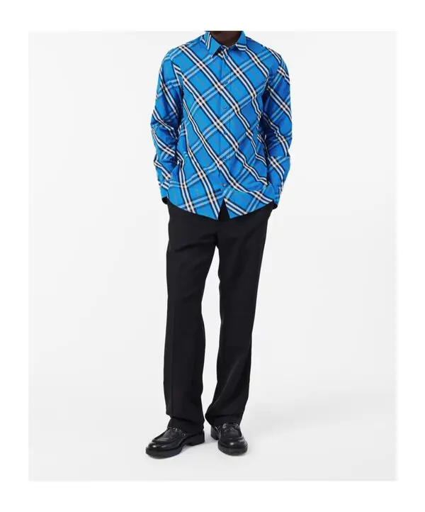 Burberry Patterned Long-sleeve Shirt