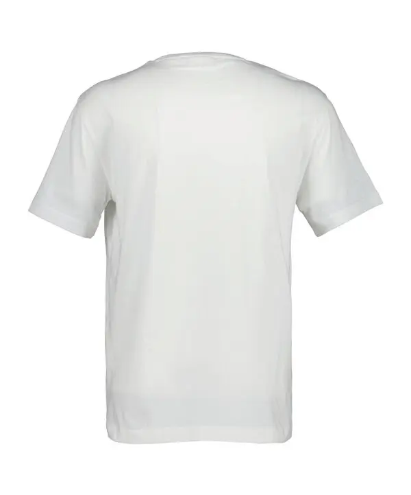 Gant Logo Short Sleeve T-shirt - White