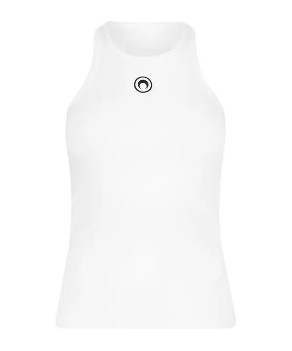MARINE SERRE Ribbed Logo Vest