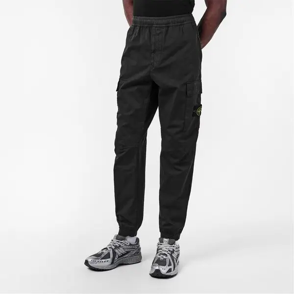 Stone Island Satin Cargo Trousers