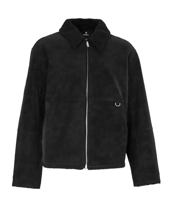 REPRESENT Solid-color Shearling Jacket