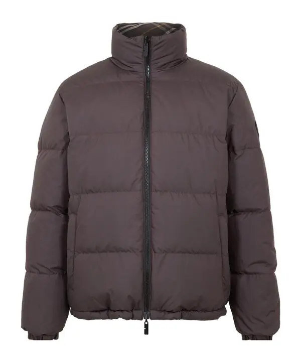 Burberry Down Jacket With Classic Check Pattern
