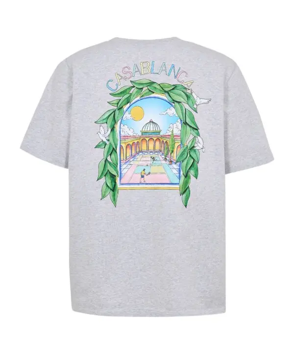 Casablanca Graphic Cotton L'arche Tennis Club T-shirt