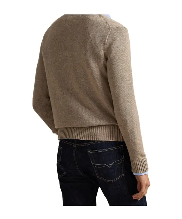 Polo Ralph Lauren Crew Neck Knit Sweater With Embroidered Pony Logo