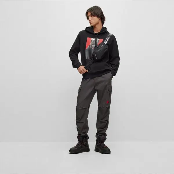 Hugo Boss Fleece Fabric Hoodie