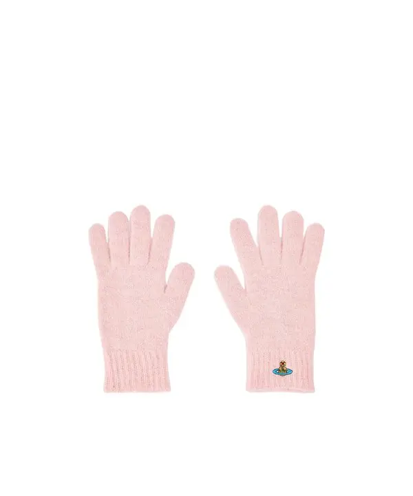VIVIENNE WESTWOOD Knitted Five-finger Gloves - Pink