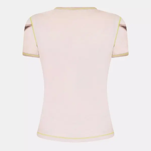 DIESEL® Crew Neck Printed Short Sleeve T-shirt - Nude