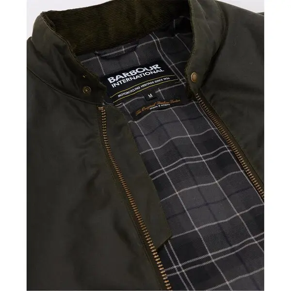 Barbour International Long Sleeve Zip Up Jacket