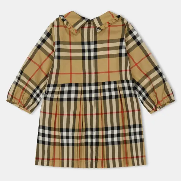 Burberry Plaid Collared Dress