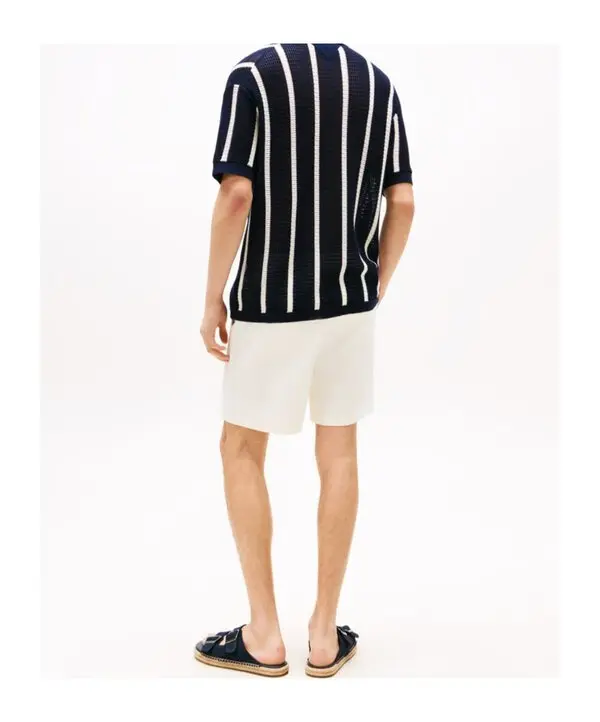Tommy Hilfiger Vertical Stripe Short-sleeve Patterned Shirt