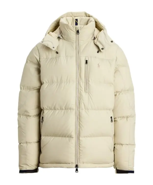 Polo Ralph Lauren El Cap Puffer Down Jacket With Detachable Hood - Nude