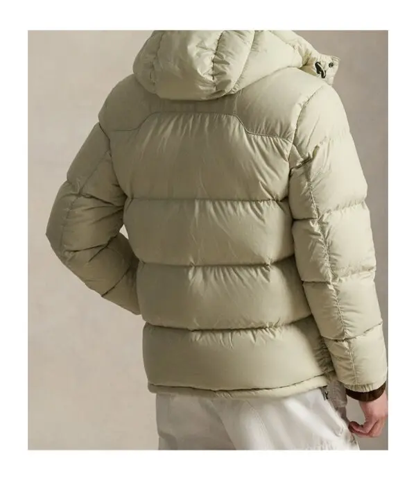 Polo Ralph Lauren El Cap Puffer Down Jacket With Detachable Hood - Nude