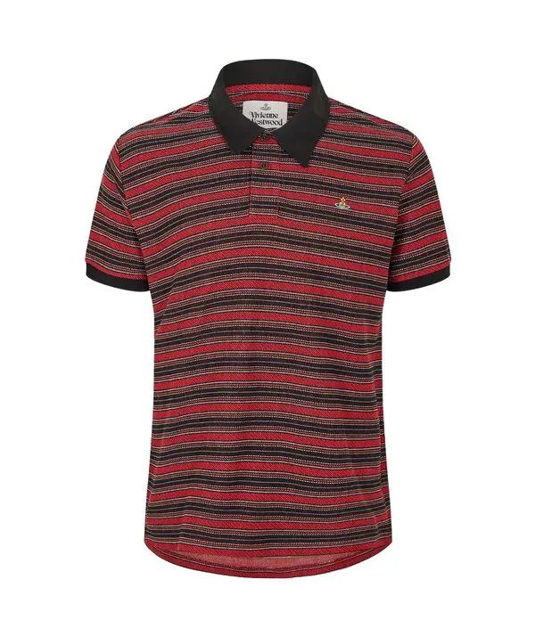 VIVIENNE WESTWOOD Short-sleeve Polo Shirt - Black