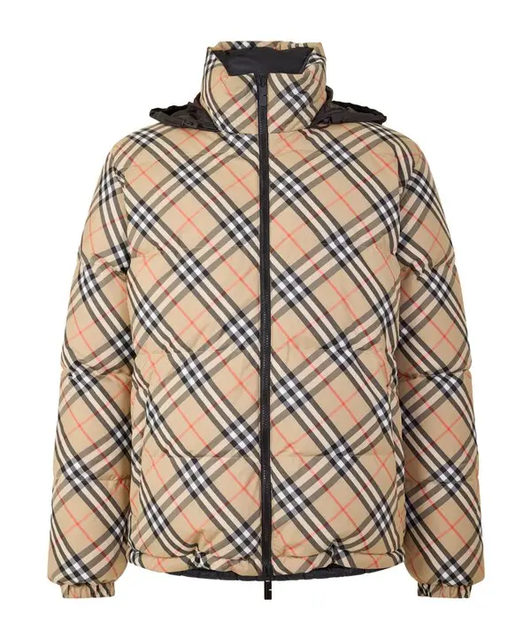 Burberry Check Down Jacket