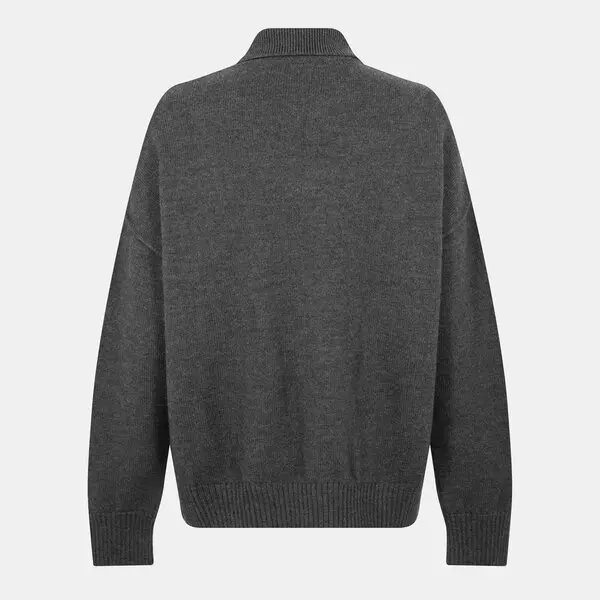 AMI Paris Long-sleeved Knitwear - Black